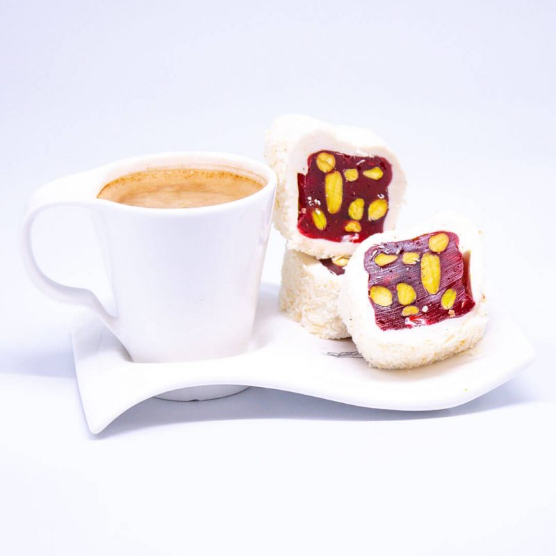 Milk and Pomegranate Loukoum | Délice Land