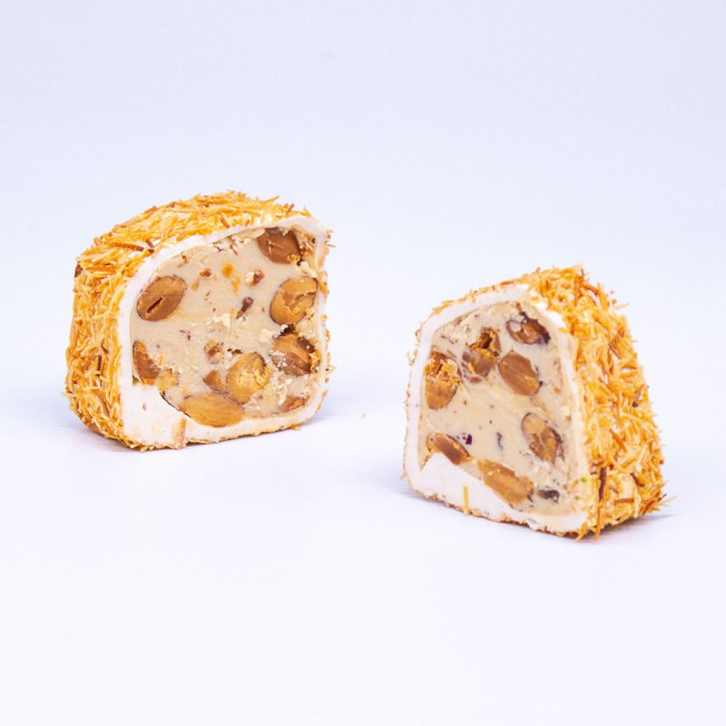 Kadaïf and Almond Royal Rolled Loukoum | Délice Land
